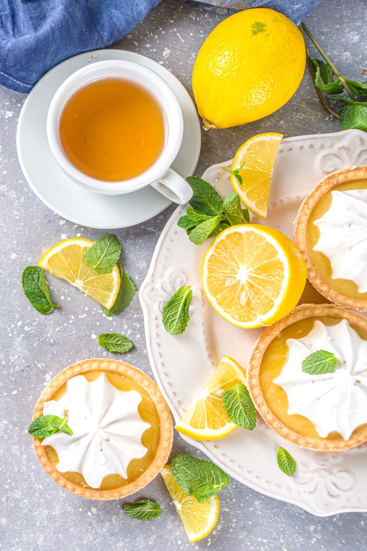 Lemon Tartlets - Fruity Desserts