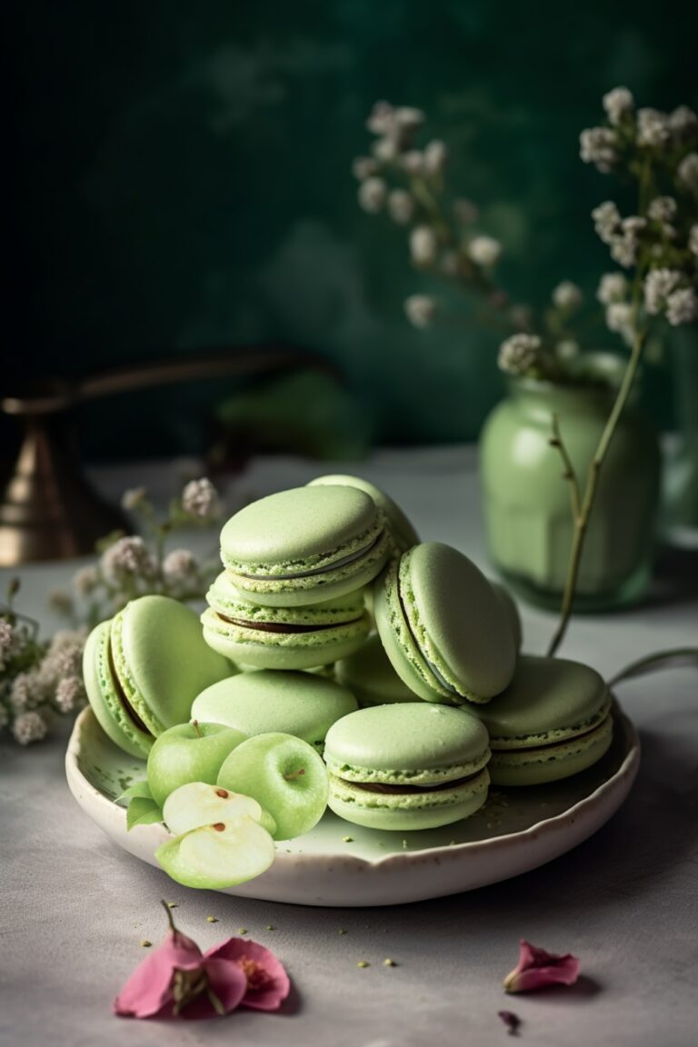 Apple Pie Macarons - Fruity Desserts