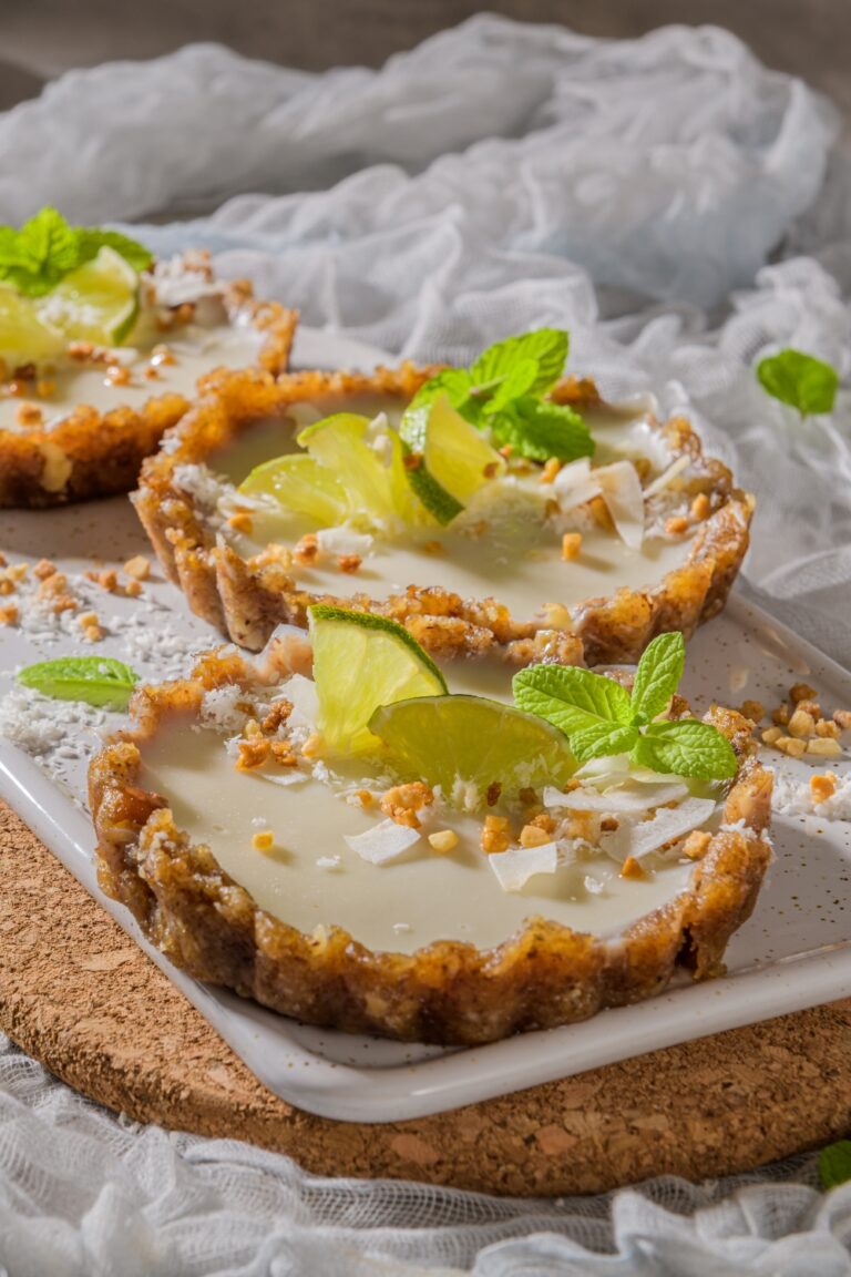 Lemon Almond Tart Recipe - Fruity Desserts