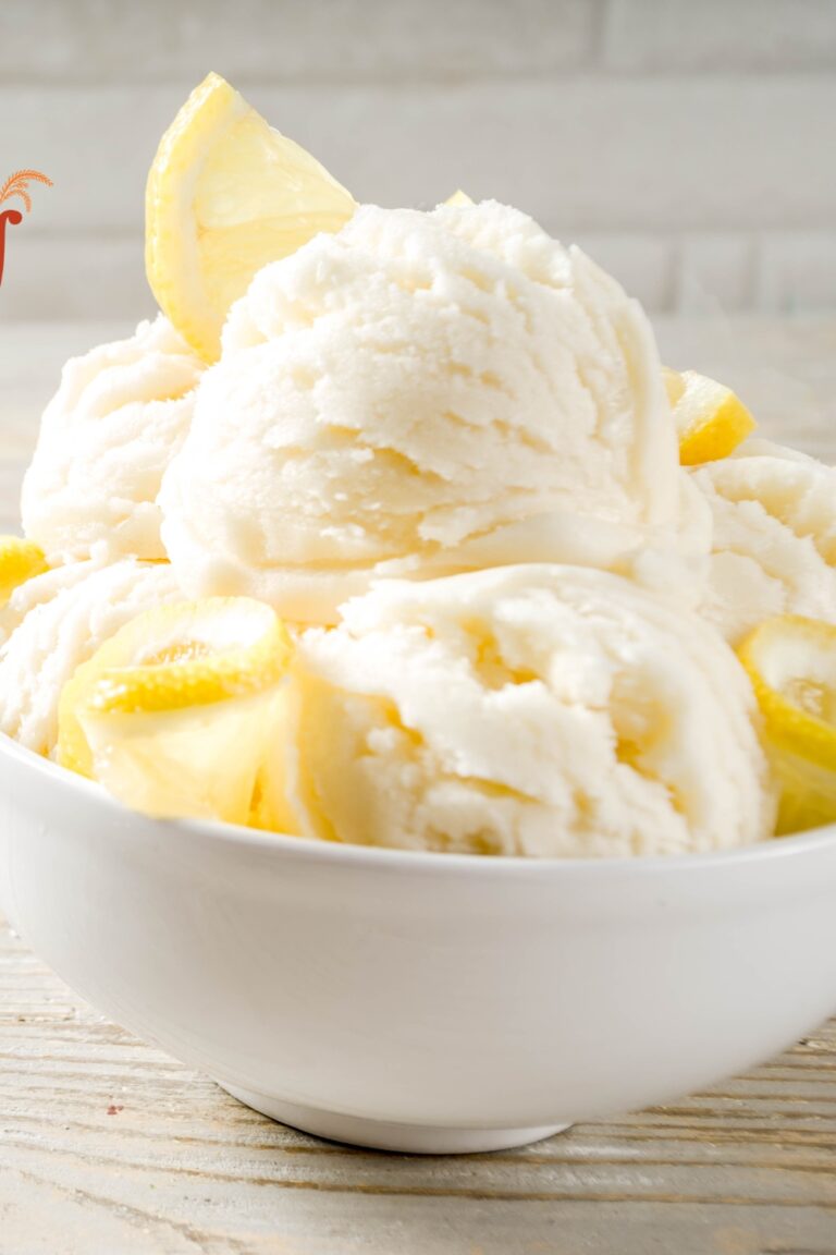 Lemon Gelato - Fruity Desserts