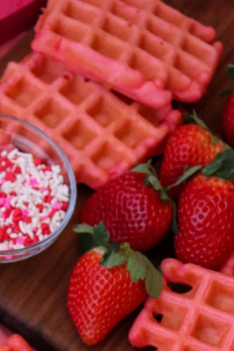 Strawberry Waffles Recipe - Fruity Desserts
