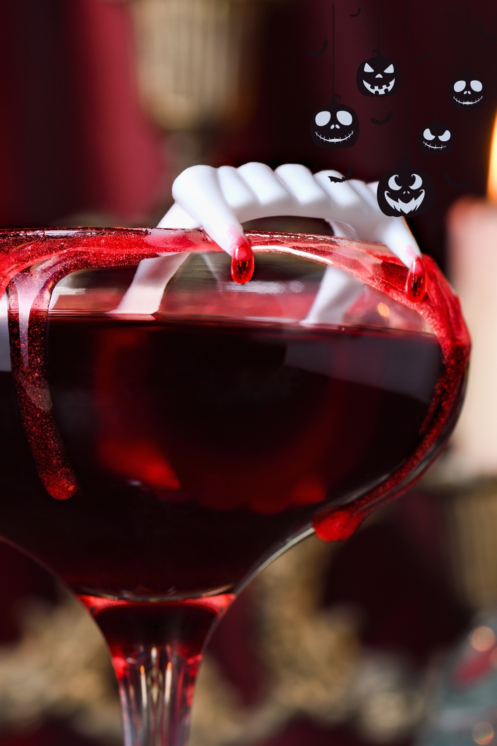 Halloween Vampire Kiss Cocktail - Fruity Desserts