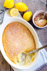 Baked Lemon Pudding - Fruity Desserts