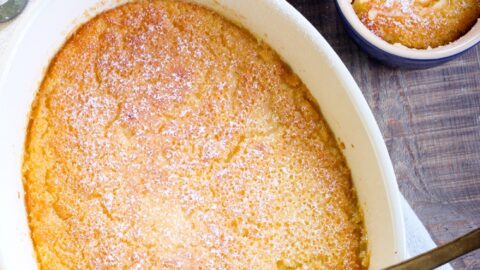 Baked Lemon Pudding - Fruity Desserts