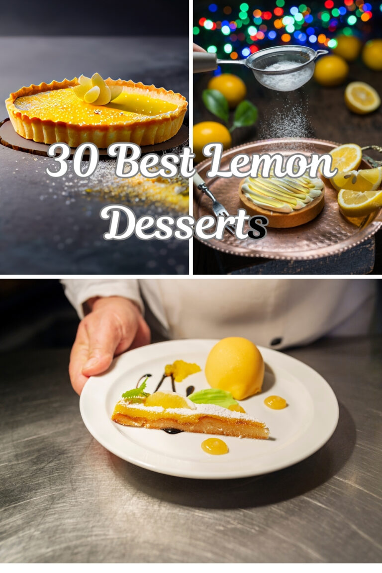 30 Best Lemon Desserts - Fruity Desserts