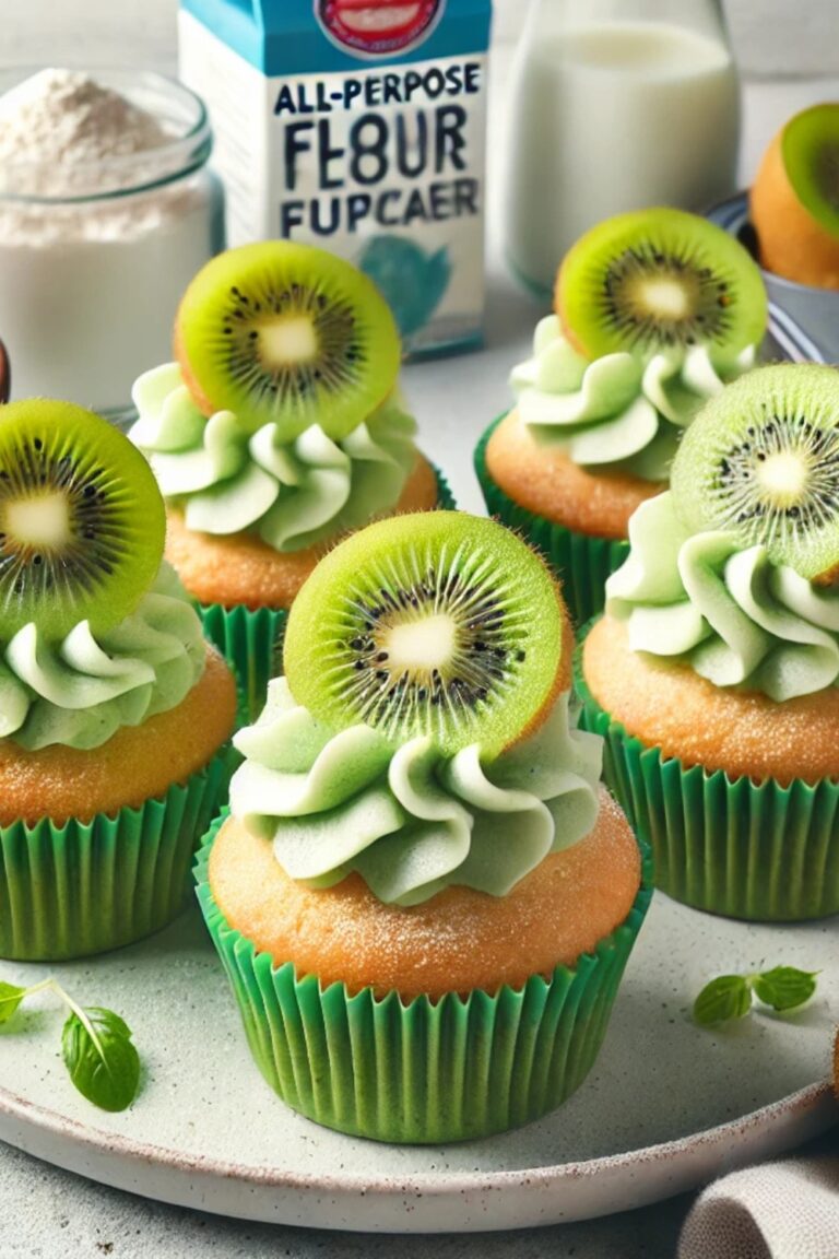 Kiwi Cupcakes Recipe Fruity Desserts kiwi-cupcakes-recipe-fruity-desserts