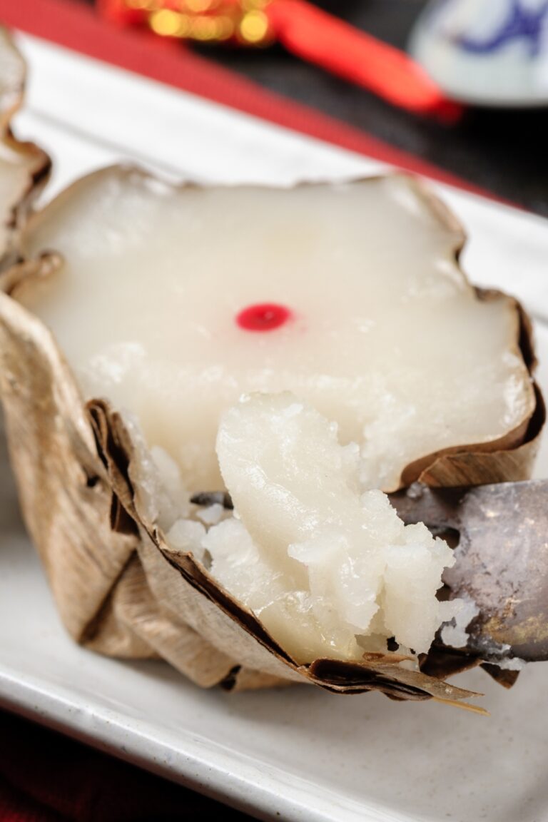 Chinese New Year Cake (Nian Gao) - Fruity Desserts