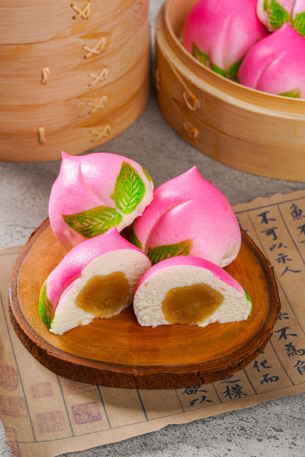 Peach Cakes Chinese - Fruity Desserts