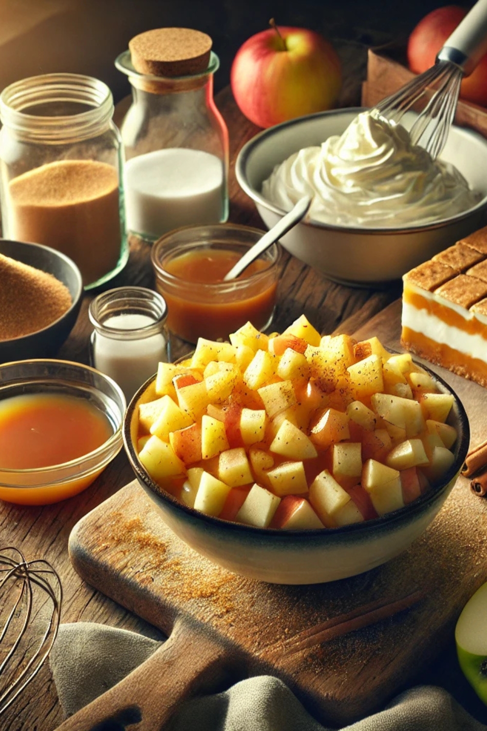 Caramel Apple Trifles Recipe - Fruity Desserts