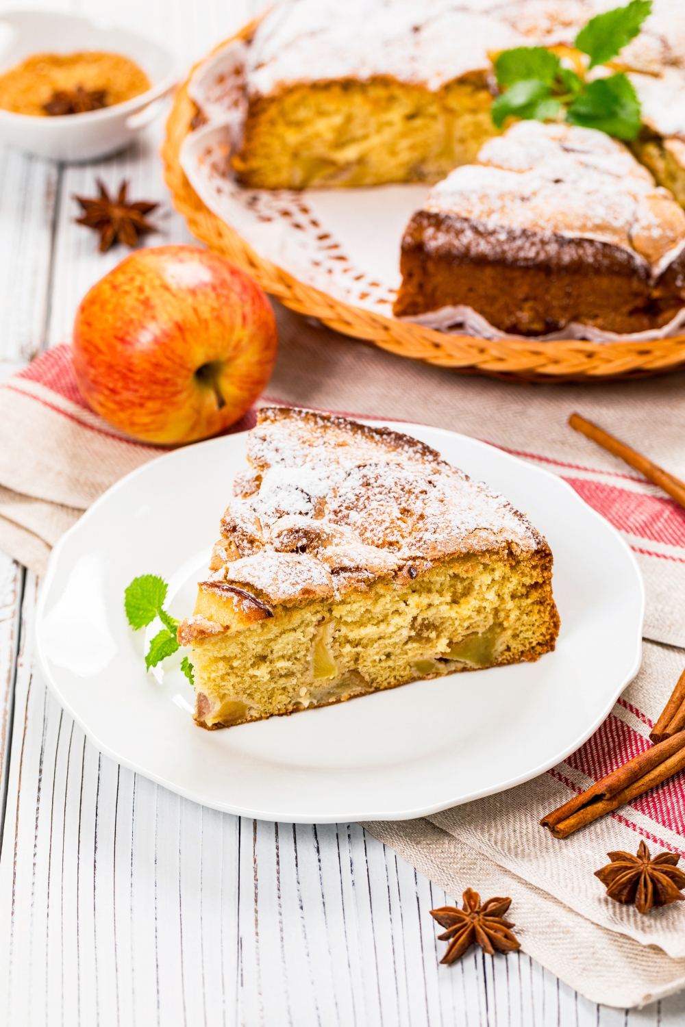 French Apple Cake Recipe - Fruity Desserts