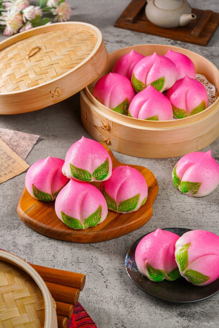 Peach Cakes Chinese - Fruity Desserts