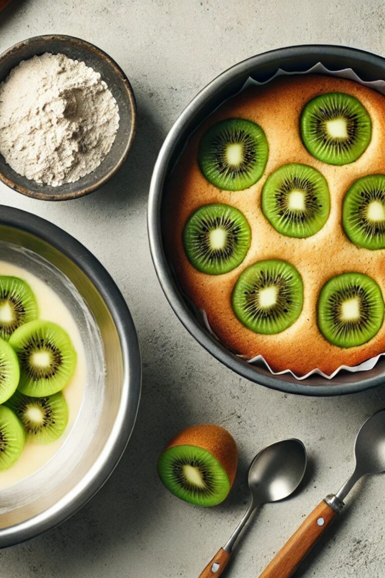 Vegan Kiwi Cake Recipe - Fruity Desserts