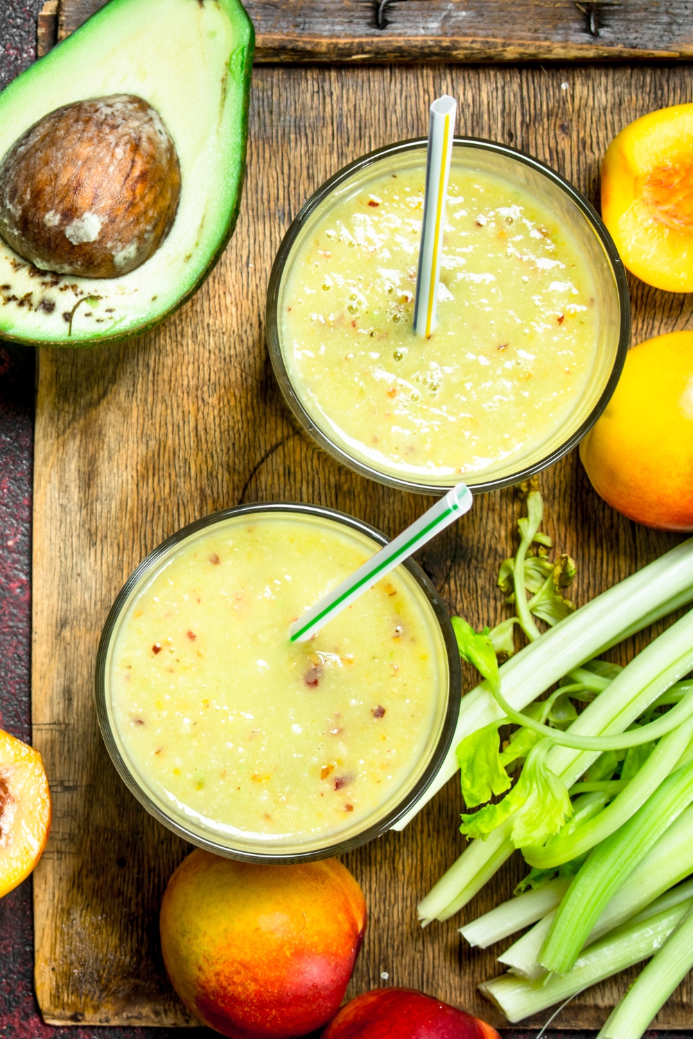 Avocado Peach Smoothie - Fruity Desserts