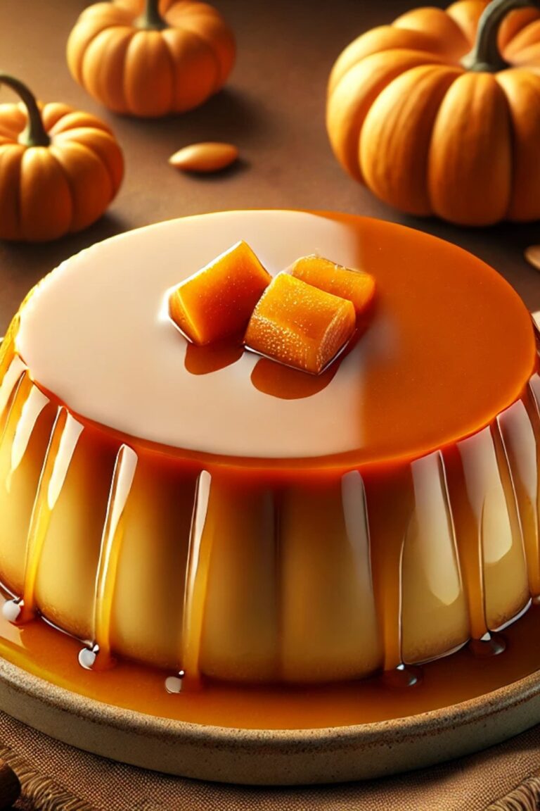Pumpkin Leche Flan Recipe - Fruity Desserts