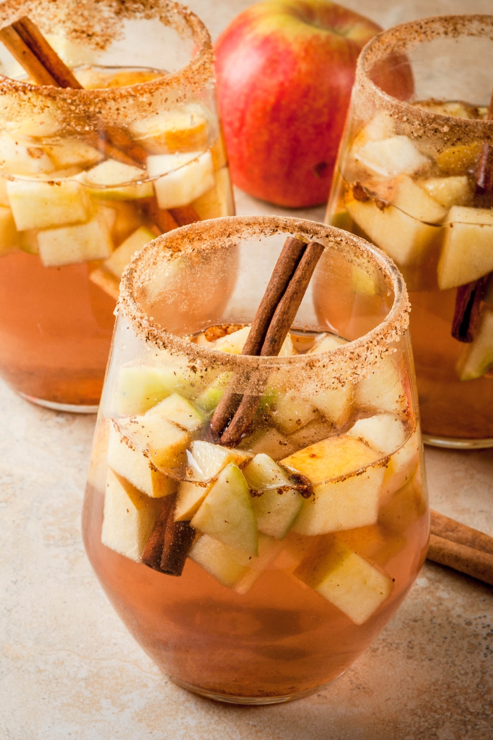 New Year Caramel Apple Martini - Fruity Desserts