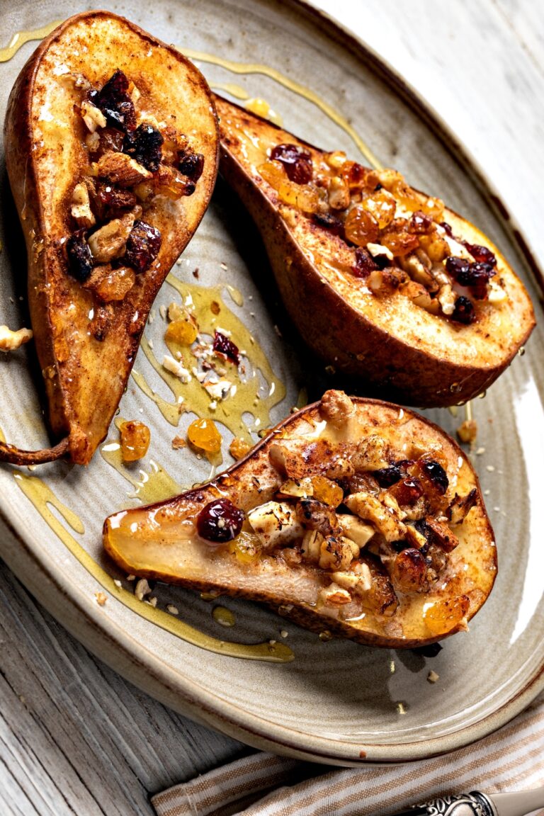 Sweet Baked Pears With Honey - Fruity Desserts