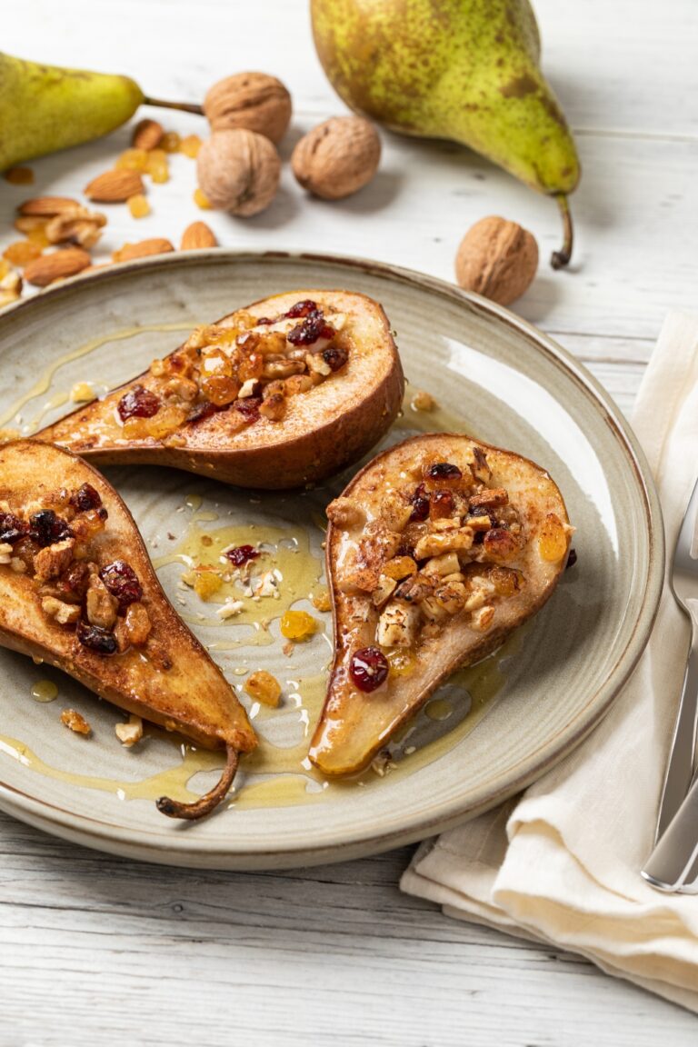 Sweet Baked Pears With Honey - Fruity Desserts