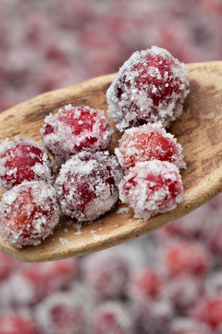 Sugared Cranberries Recipe - Fruity Desserts