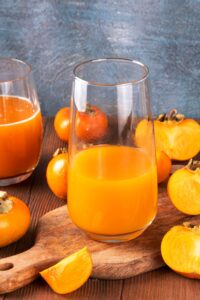 Fresh Homemade Persimmon Juice - Fruity Desserts