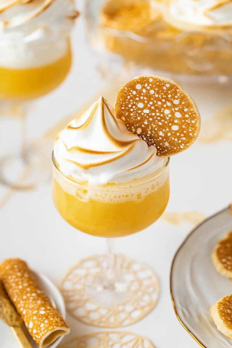 Lemon Meringue Pie Cocktail Recipe - Fruity Desserts