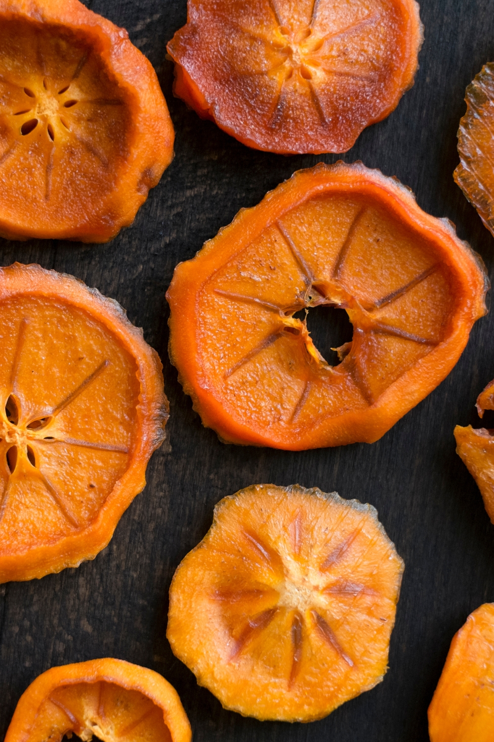 Dried Sliced Persimmons - Fruity Desserts