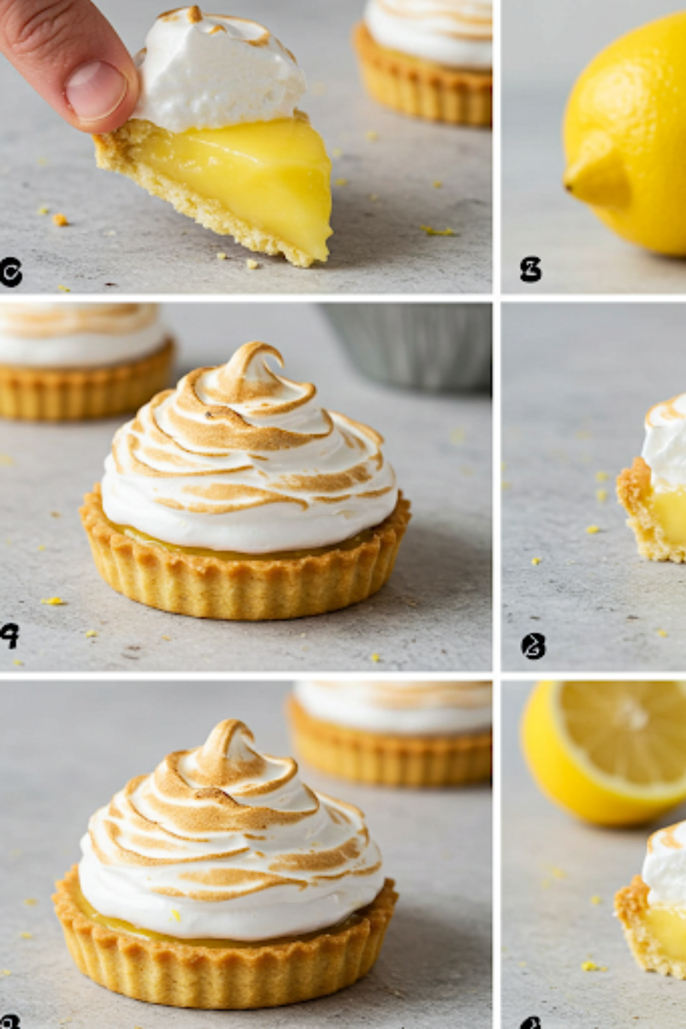 Small Lemon Meringue Pie - Fruity Desserts