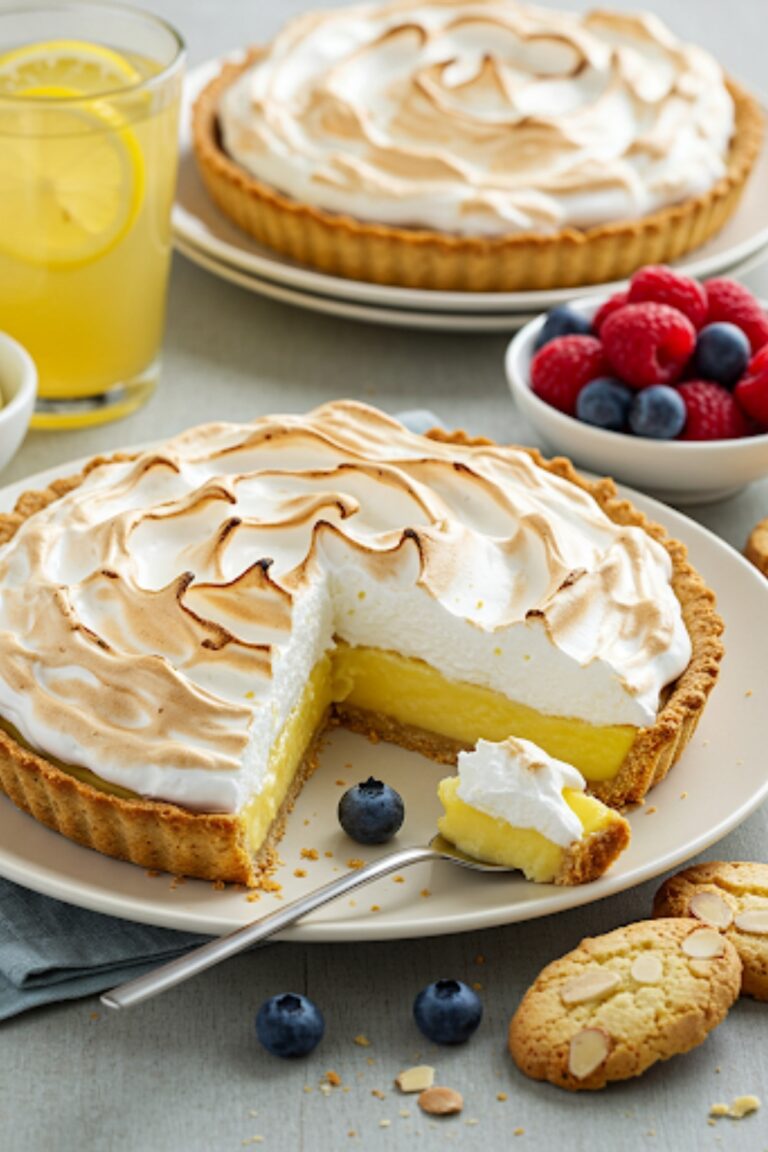 Instant Pudding Lemon Meringue Pie - Fruity Desserts
