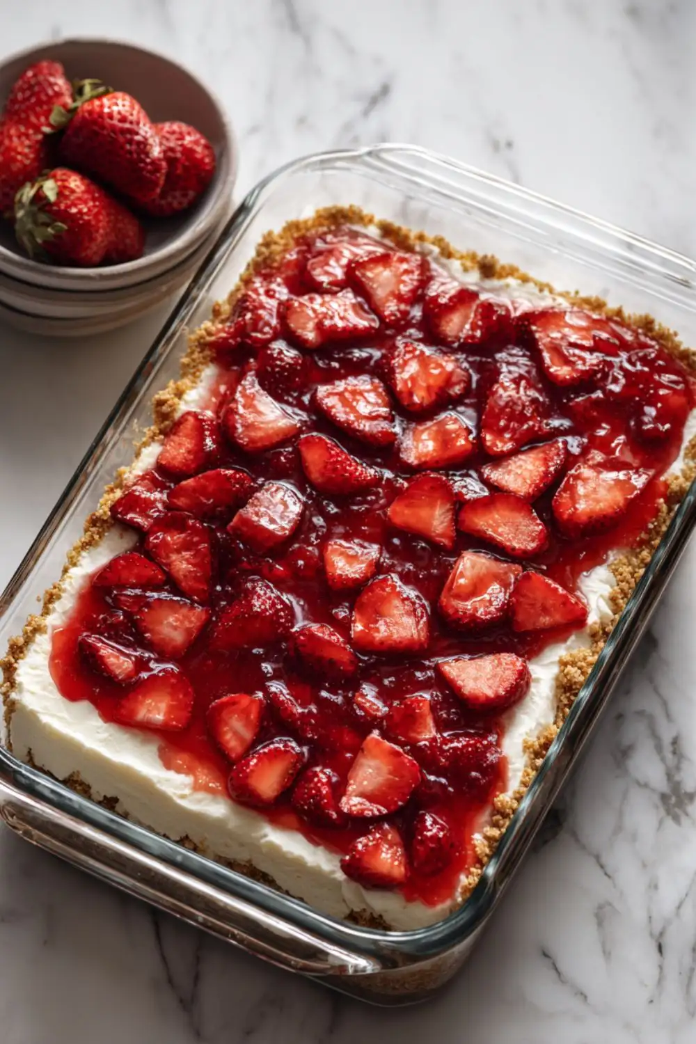 Pioneer Woman Strawberry Pretzel Salad - Fruity Desserts