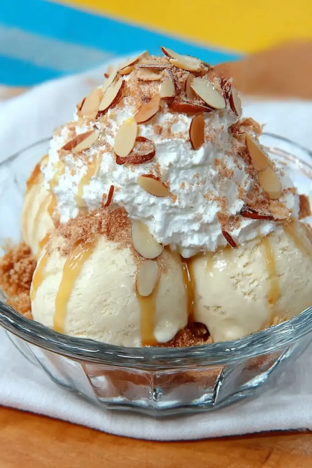 Amaretti Ice Cream Dessert Recipe - Fruity Desserts