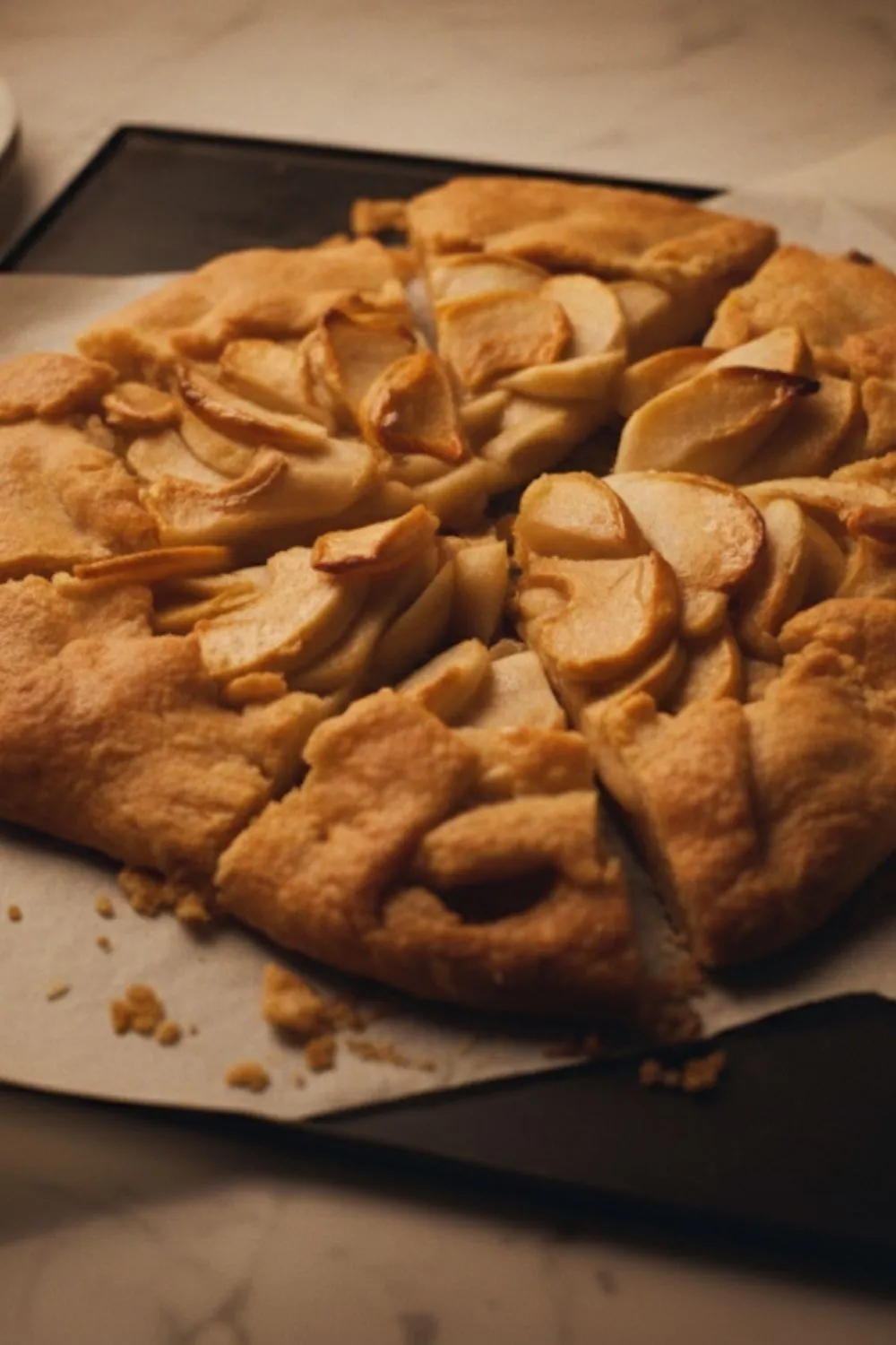 Flat Apple Pie with Perfect Pie Crust - Fruity Desserts