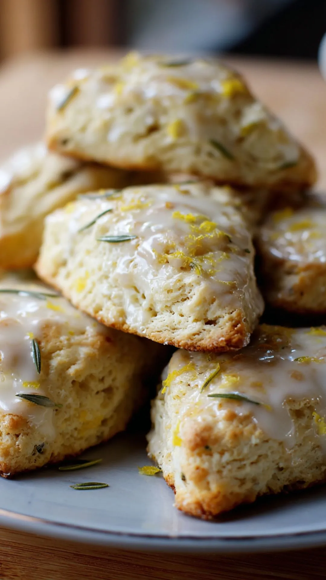 Pioneer Woman Lemon Rosemary Scones - Fruity Desserts