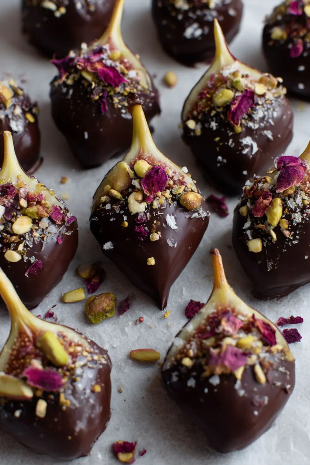 Chocolate Dipped Figs - Fruity Desserts